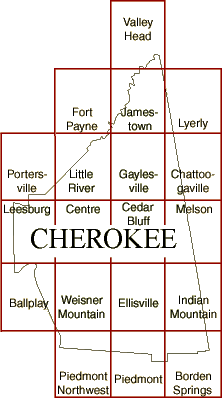 Historical Maps of Alabama - Topographic Quadrangles