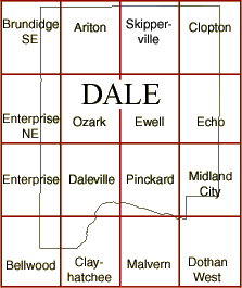 Historical Maps of Alabama - Topographic Quadrangles