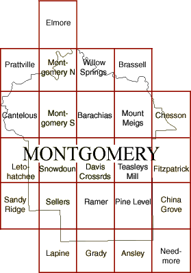 Historical Maps of Alabama - Topographic Quadrangles