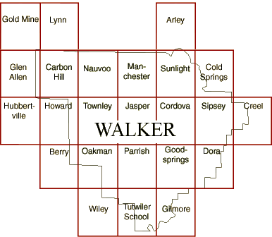 Historical Maps of Alabama - Topographic Quadrangles